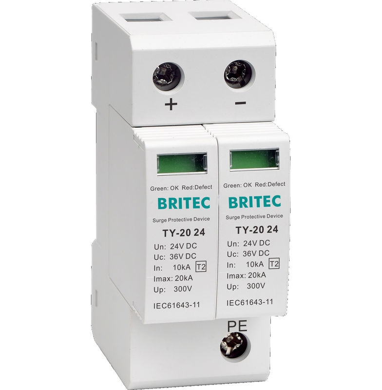TY-40 110 IP20 DC SPD Pv Surge Protection Device Lightning Protection ...