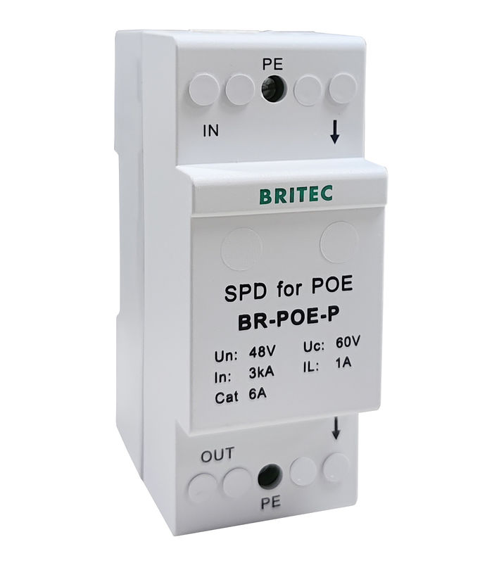 BR-POE-P Spd Data Signal Protector Poe Surge Arrestor 48V China ...