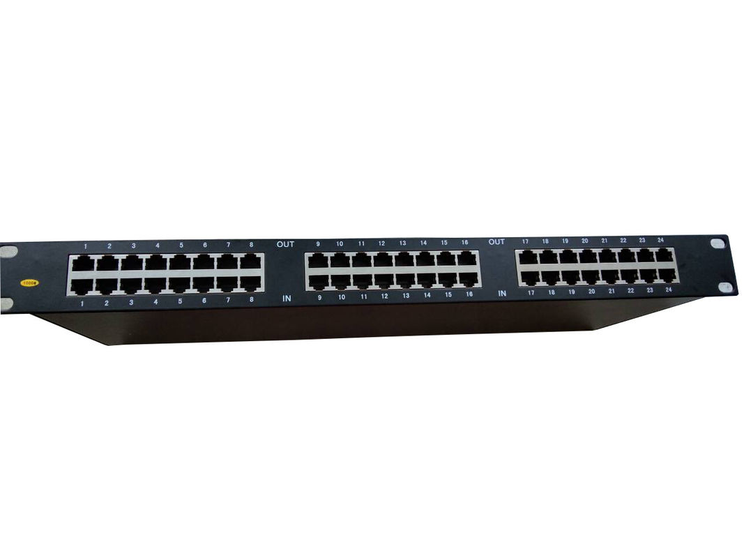 24 Port Rj45 Ethernet rackmount rj45 surge protection device Network ...