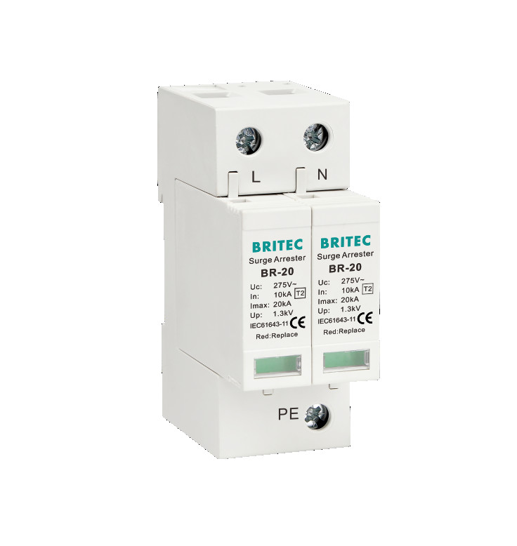 BR-20 1P Type 2 Surge Protection Device Lightning Arrester SPD 275v ...