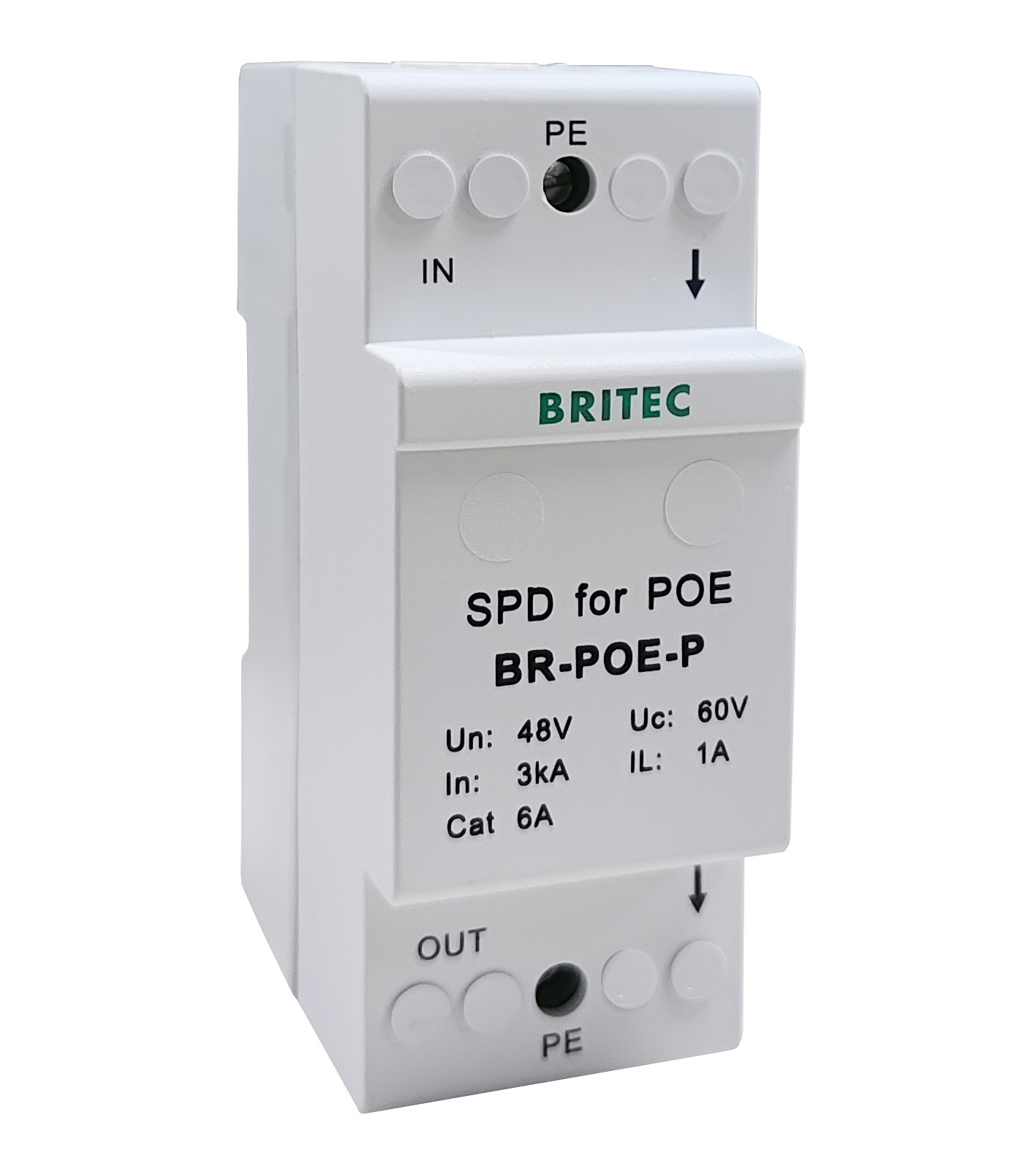 BR-POE-P Spd Data Signal Protector Poe Surge Arrestor 48V China ...