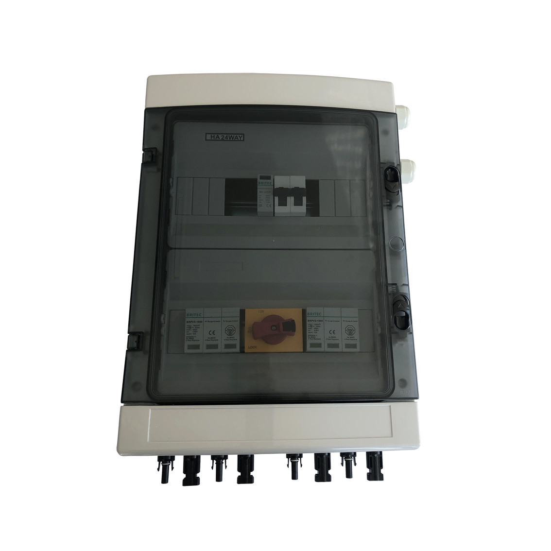 Waterproof PV Junction Box for Electric Connections PV Combiner Box