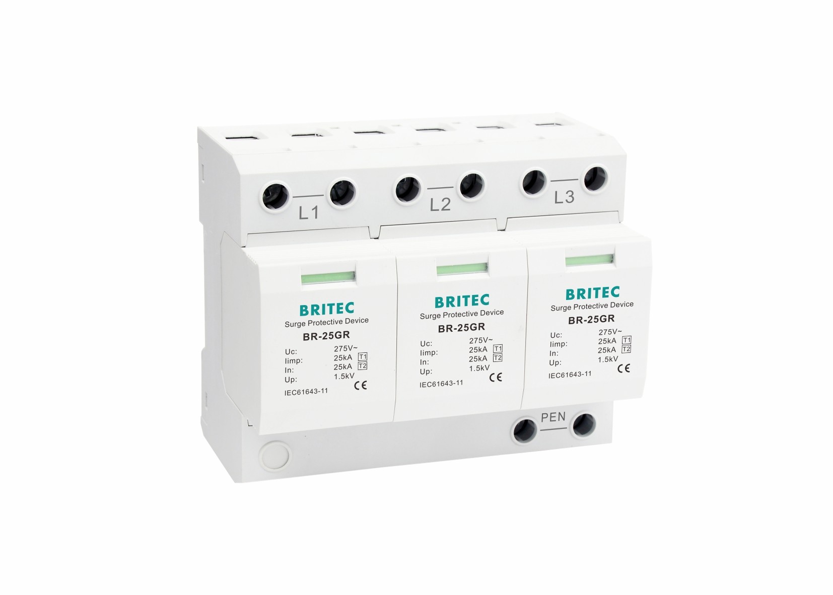 SPD Three Phase Type 1 Surge Protection