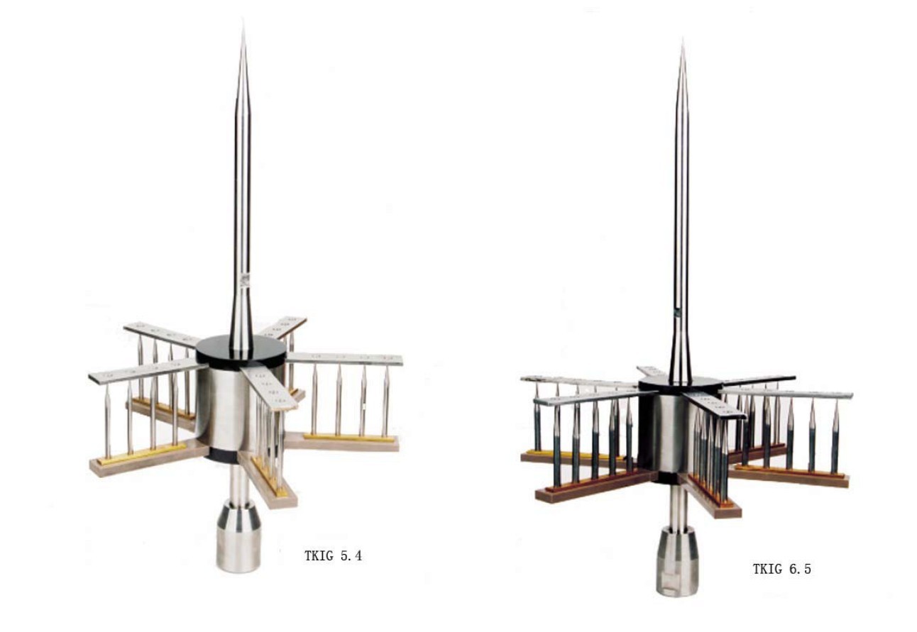 TKIG-5.4 early streamer emission lightning conductors ese lightning rod ...