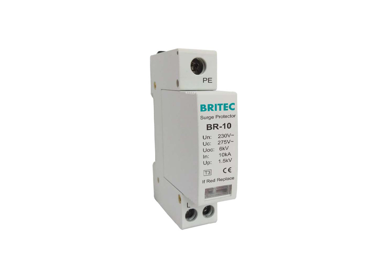 230V Surge Protective Device Type 3 10kA 1- Pole + NPE With Remote ...