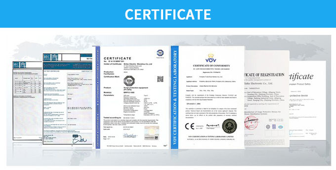 EN 61643-11 Standard 8/20μs Type 2 Surge Protection Device 35mm Din Rail