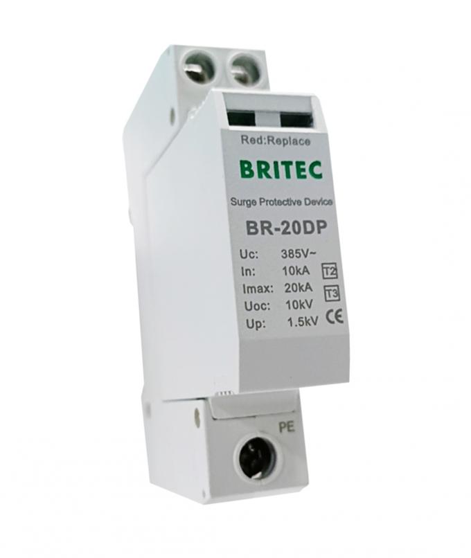 BR385-20DP 2P 20kA Type 3 Surge Protection Device Lightning Arrester ...